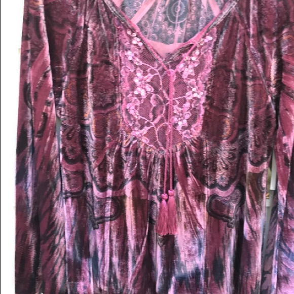 Unity World Wear | Tops | Unity World Wear Tunic Top Peasant Paisley ...